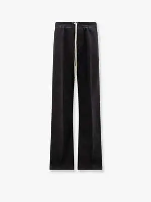 Rick Owens Dietrich Cotton Trousers - Black