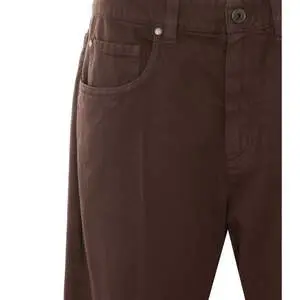 Brunello Cucinelli Denim Contemporary Loose Pants