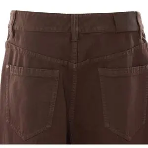 Brunello Cucinelli Denim Contemporary Loose Pants - Brown