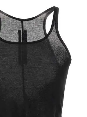 Rick Owens Sleeveless Crop Top - Black