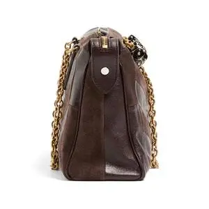 Valentino Garavani Panthea Medium Shoulder Bag - Brown