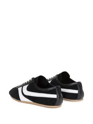 Dries Van Noten Sneakers With Suede Inserts - Black