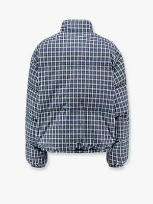 Miu Miu Reversible Madras Flannel Down Jacket
