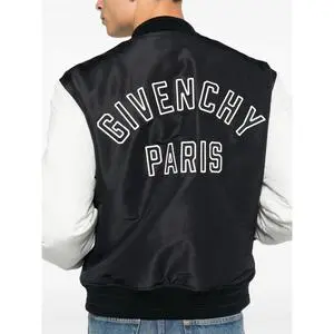 Givenchy Embroidered Bomber Jacket - Black