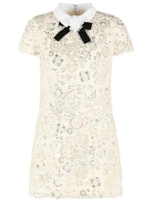 cream sequin dresses