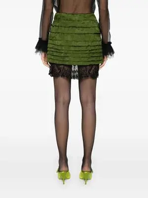 Saint Laurent Jacquard Miniskirt