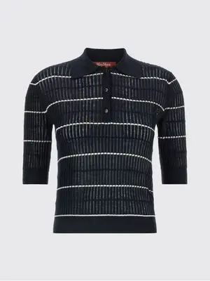 Max Mara Wool And Silk Knit Polo