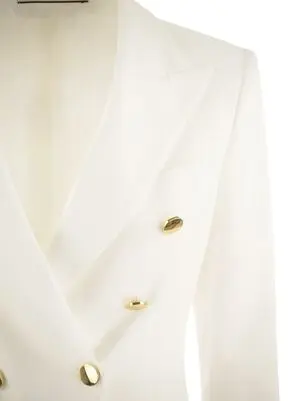 Tagliatore Alicya Double-breasted Jersey Blazer