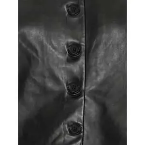 ROTATE BY BIRGER CHRISTENSEN Leather Jacket - Black