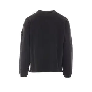 Stone Island Logo Sweater - Black