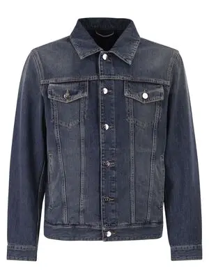 Peserico Cotton Denim Jacket - Multicolor