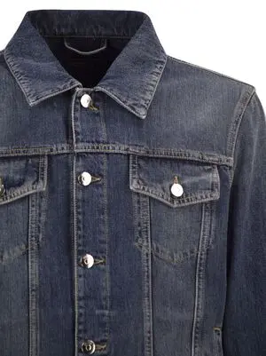 Peserico Cotton Denim Jacket - Multicolor