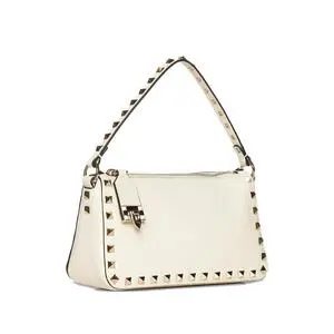 Valentino Garavani Rockstud Cross Body Bag - Cream