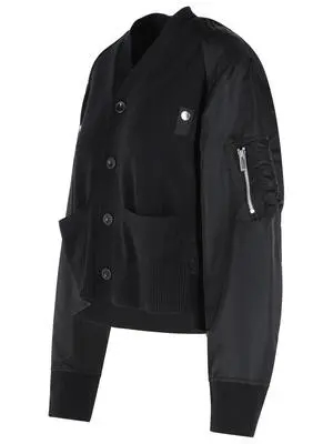 Sacai Cotton Blend Cardigan
