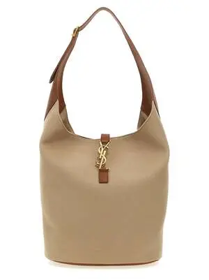 Saint Laurent Le 5 À 7 Hobo Shoulder Bag - Cream