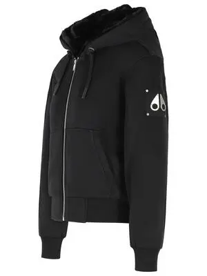Moose Knuckles Bunny' Cotton Blend Sweatshirt - Black