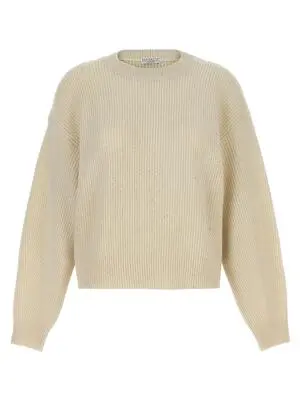Brunello Cucinelli Brunello Cucinelli Women Sequin Sweater White