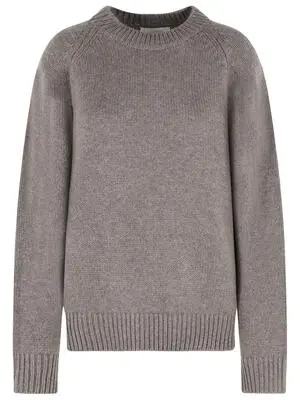 LISA YANG Anine' Sweater In Beige Truffle Cashmere - Cream