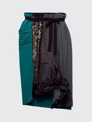 Prada Silk Skirt - Gray