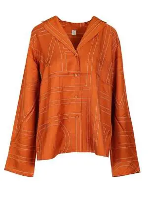 TOTEME Monogram Pajama Top