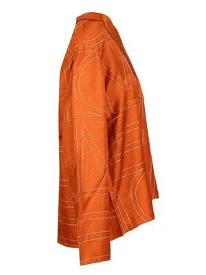 TOTEME Monogram Pajama Top