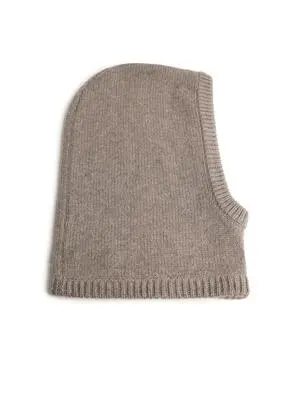 LISA YANG Balacava 'astri' In Beige Truffle Cashmere - Cream