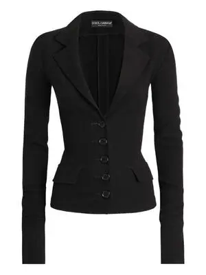 Dolce & Gabbana Single-breasted Jacket - Black