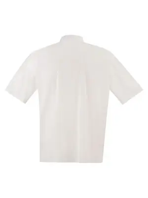 Herno Technical Functional Fabric Polo Shirt - White