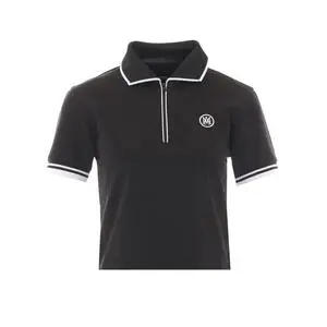 Amiri Ma Embroidered Polo - Black