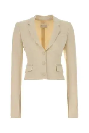 Andamane Crepe Zefira Blazer - Yellow