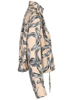 Loewe Silk Balloon Shirt - Cream