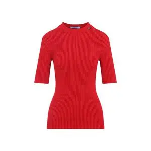 Prada Ribbed Top - Red