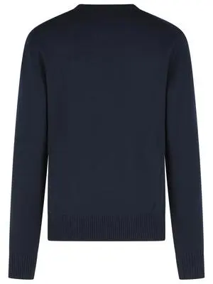 Dolce & Gabbana Navy Virgin Wool Sweater