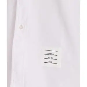 Thom Browne Armband Stripe Logo Oxford Shirt - White
