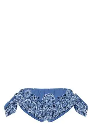 Miu Miu Printed Poplin Brief - Multicolor