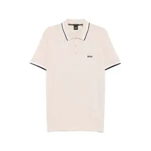 BOSS Neutrals Polo Shirts - Cream