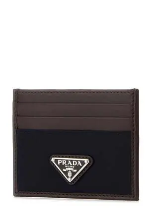 Prada Dark Leather Card Holder