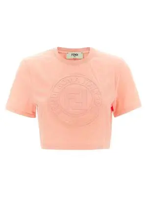 Fendi 3d Roma' T-shirt - Pink