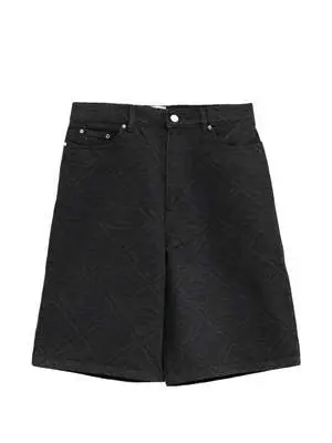 Casablanca Floral Shorts - Black