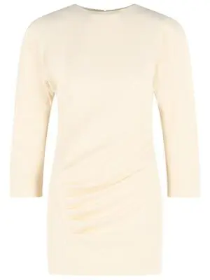 Andamane New Amanda' Mini Dress In Milk Polyester - Cream
