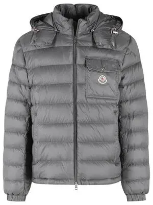 Moncler Verith' Grey Polyamide Down Jacket - Gray