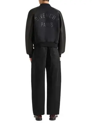Givenchy Paneled Bomber Jacket