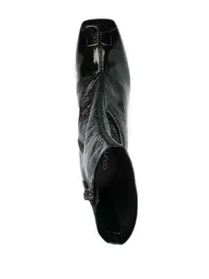 COURREGES Boots With Logo Appliqu