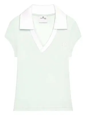 COURREGES V-neck T-shirt