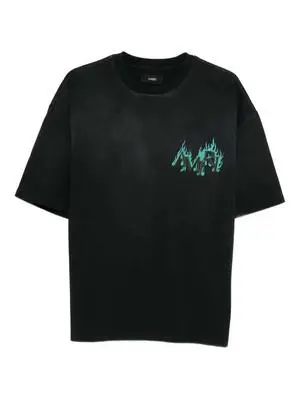 Amiri Crew-neck, Short-sleeved T-shirt - Black