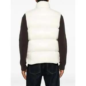Moncler Quilted Down Waistcoat - White