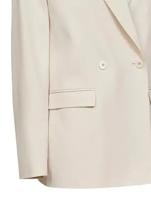 Isabel Marant Étoile Fluid Crepe Double-breasted Blazer - Multicolor