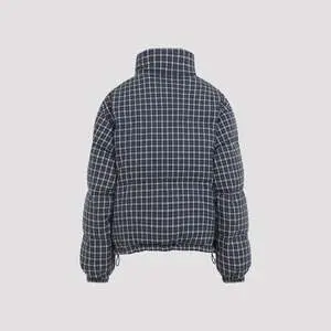 Miu Miu Reversible Checked Down Jacket