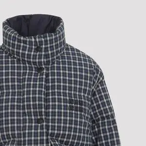 Miu Miu Reversible Checked Down Jacket