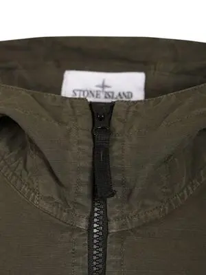 Stone Island Organic Cotton Ripstop Hooded Overshirt